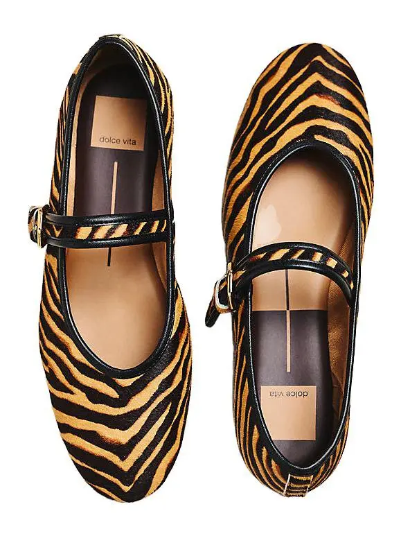 Dolce Vita Roslyn Mary Jane Flats - Tiger
