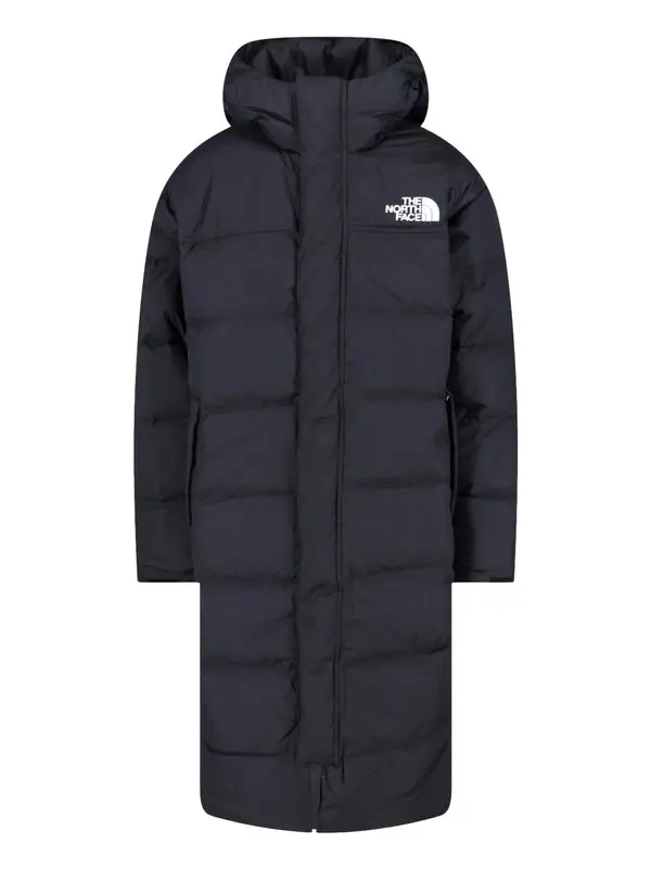 The North Face Nuptse Long Padded Down Jacket - Black