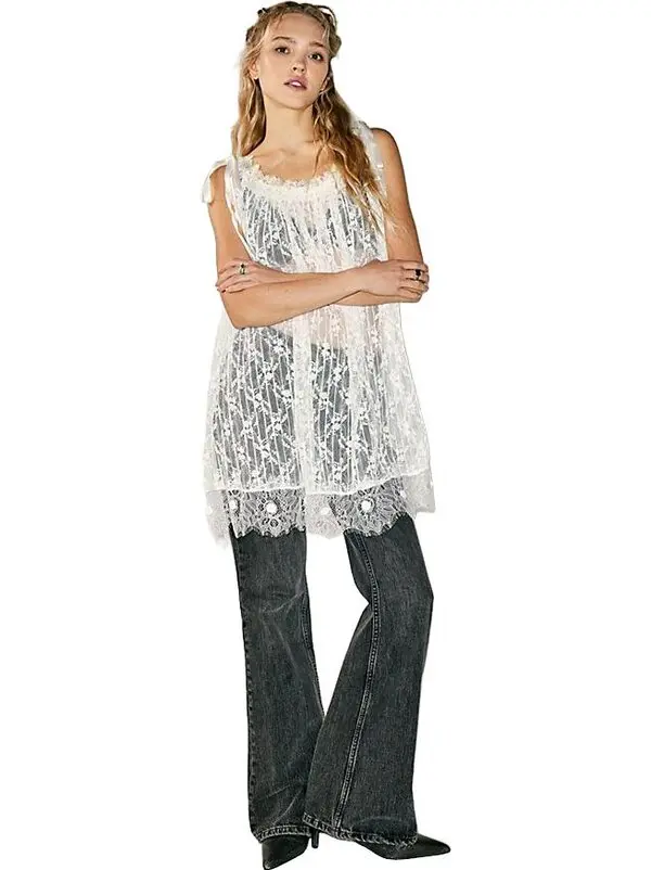 Free People Intimately Good Taste Mini Slip - Moonlight