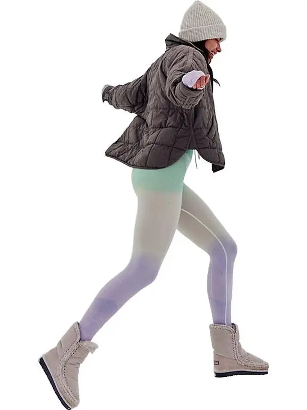 Free People Take Flight Ombre Base Leggings - Faded Neon Combo