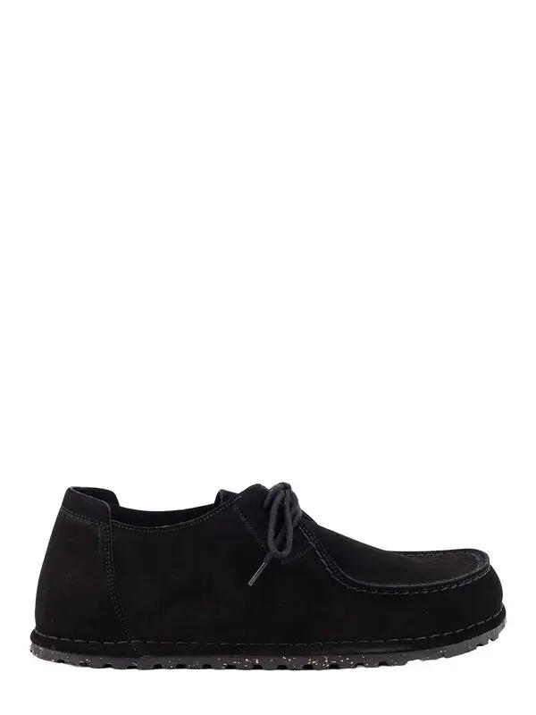 BIRKENSTOCK Suede Lace-up Shoes - Black