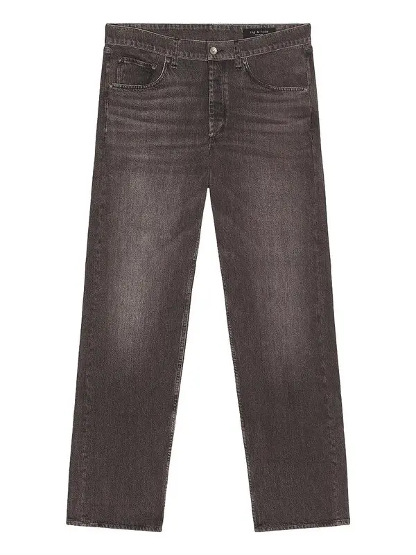 Rag & Bone Fit 4 Miramar Terry Jeans - Faded Black