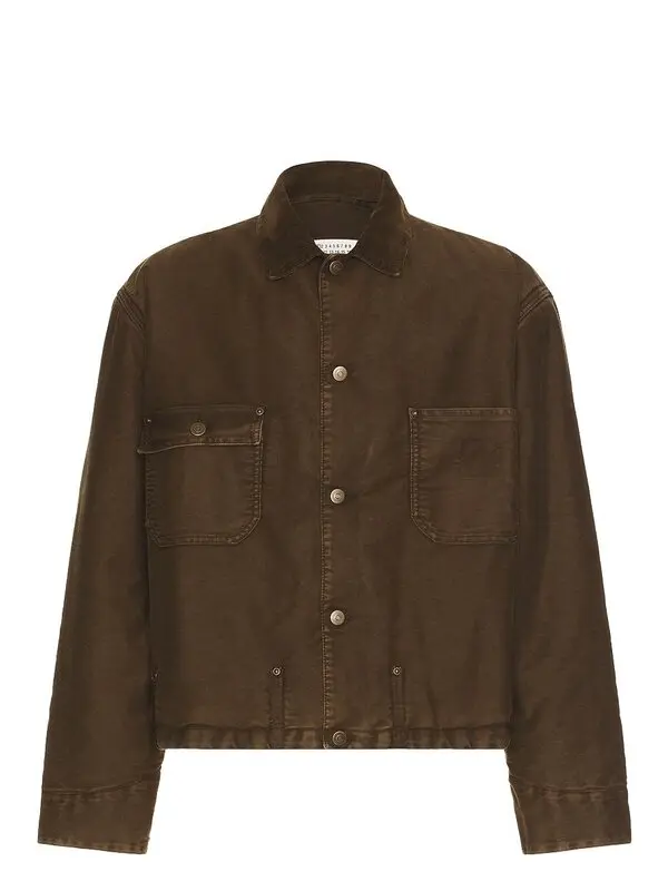 MAISON MARGIELA Sportsjacket - Marbre Army