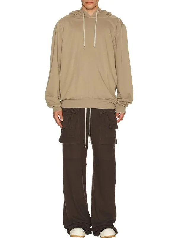 Rick Owens Oversized Hoodie - Dirty Pearl