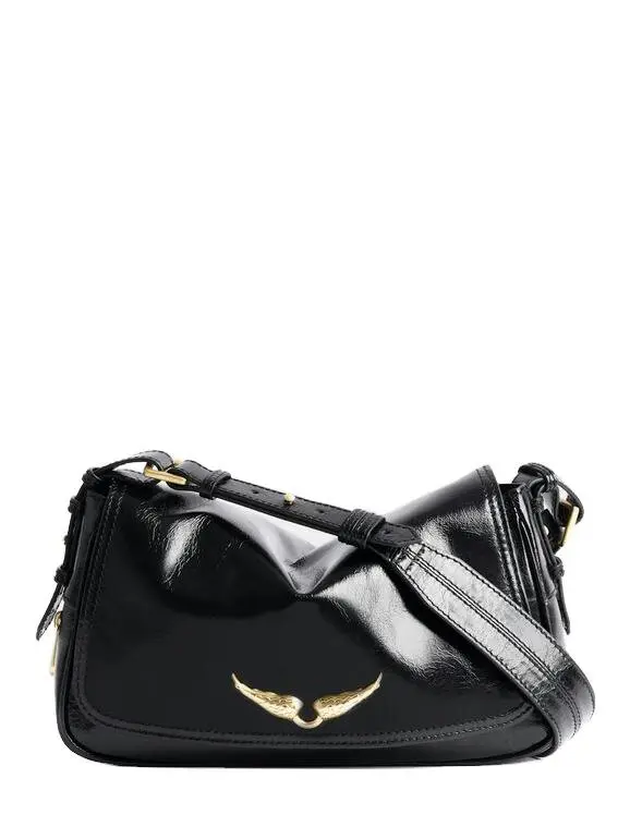 Zadig&Voltaire Le Zouzou Vintage Patent Bag - Black