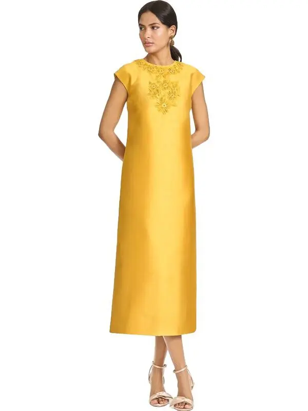 Sachin & Babi Gwendolyn A-line Gown - Orange