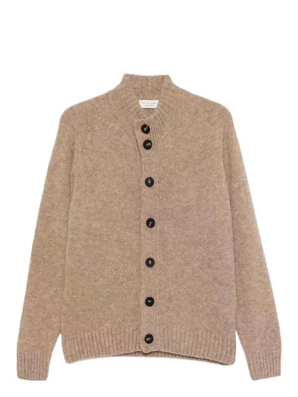 FILIPPO DE LAURENTIIS Buttoned Wool Cardigan - Neutrals