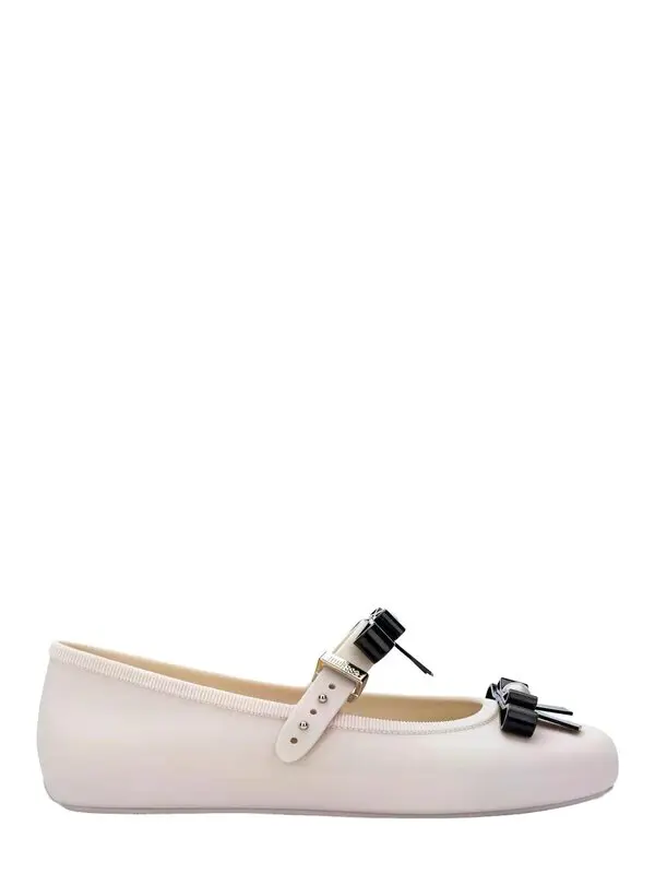 Melissa Bow-embellished Ballerinas - Neutrals