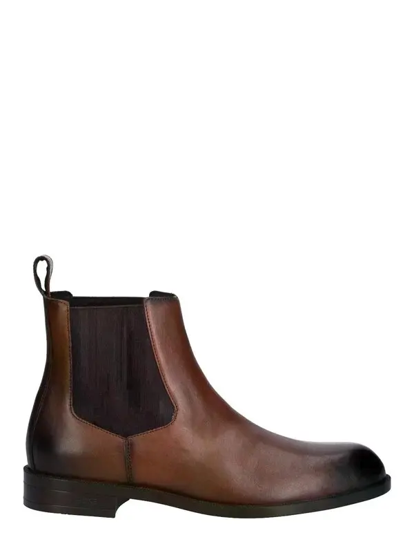 BOSS Pull-tab Chelsea Boots - Brown