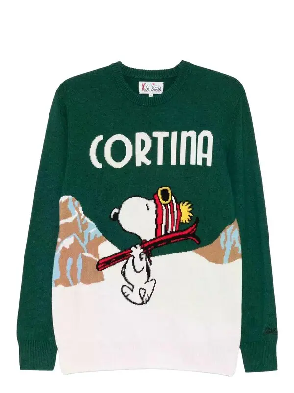 MC2 SAINT BARTH X Peanuts Heron Sweater - Green