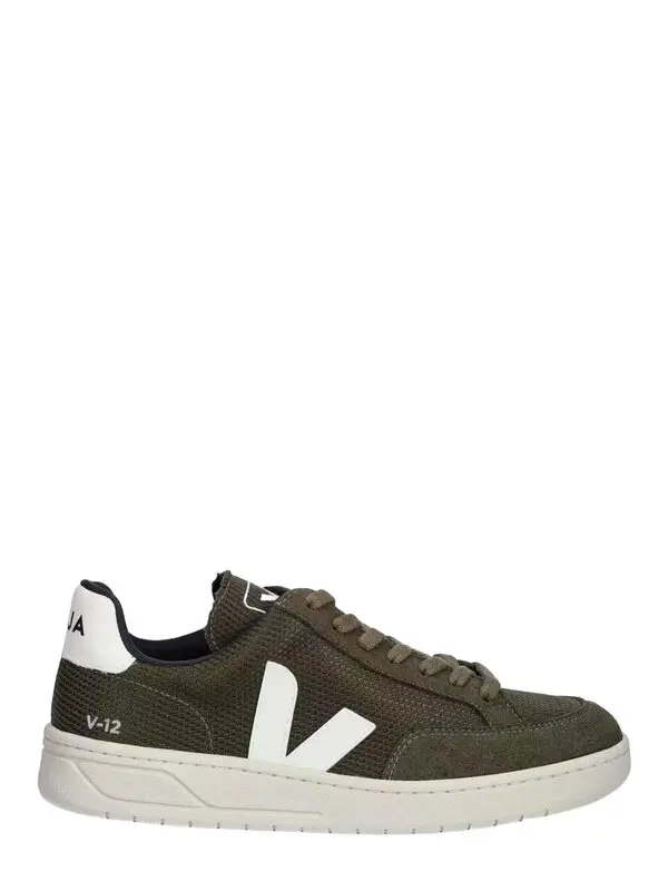 VEJA V-12 Panelled Sneakers - Brown