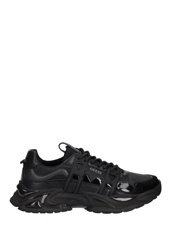 Guess Belluno Panelled Sneakers - Black