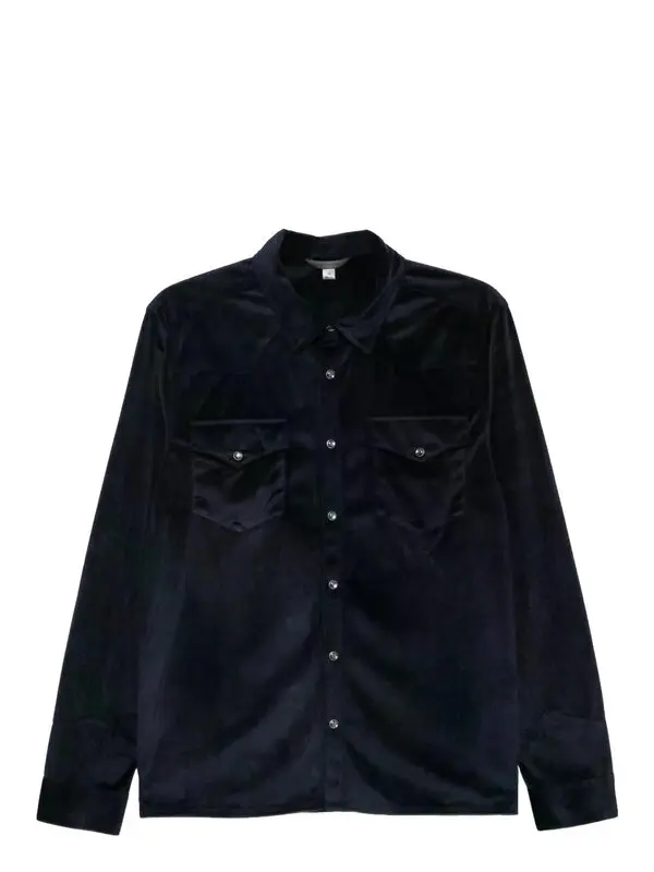 John Varvatos Andres Pocket Shirt - Blue