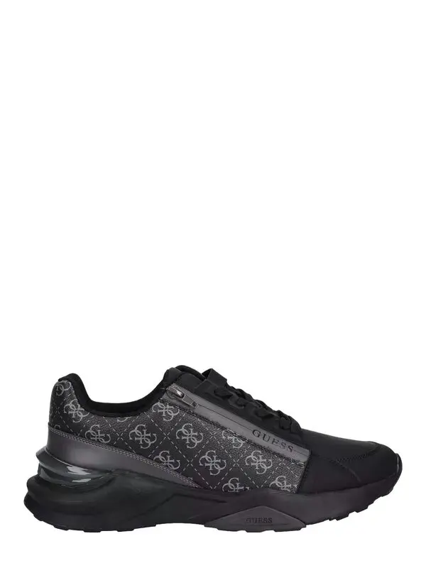 Guess Valla 4g Logo Sneakers - Black