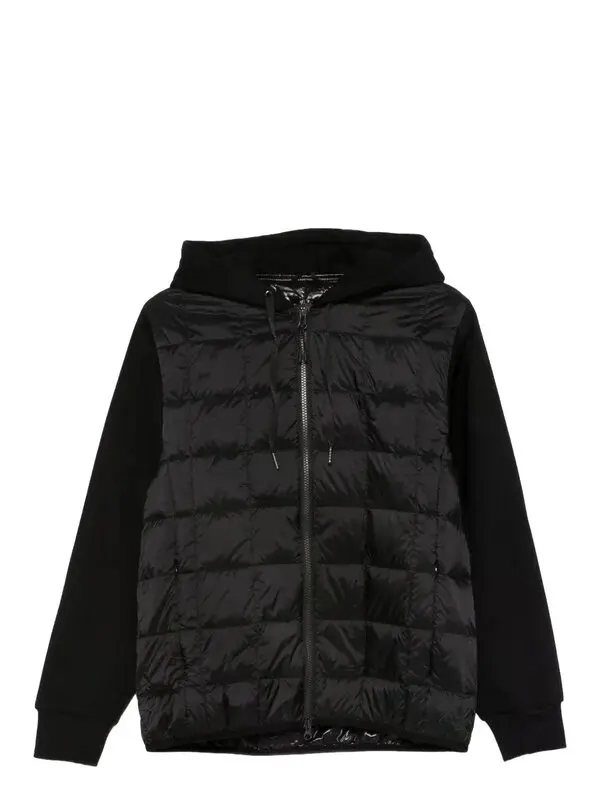 Taion Hooded Quilted Jacket - Black