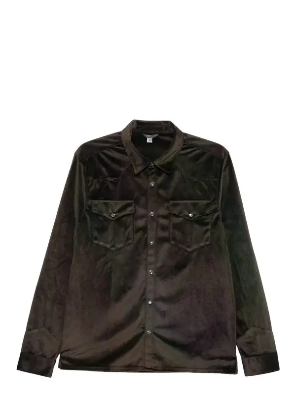John Varvatos Andres Pocket Shirt - Brown