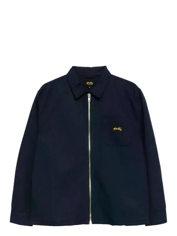 STAN RAY Logo-patch Jacket - Blue