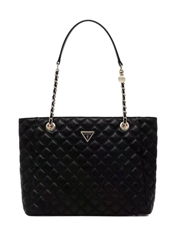 Guess Giully Quilted Tote - Black