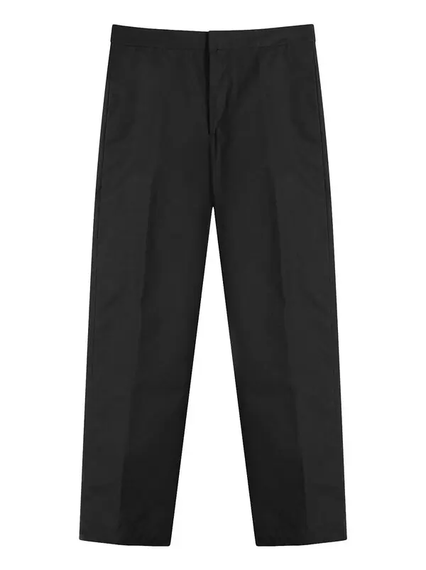 JIL SANDER Water Repellent Cotton Trouser - Black