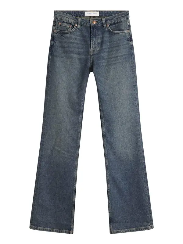 SAMSØE SAMSØE Saella Slim Flare Jeans - Vermont Blue
