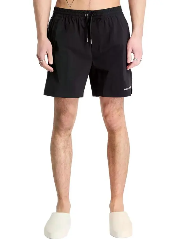 DAILY PAPER Logo-print Shorts - Black
