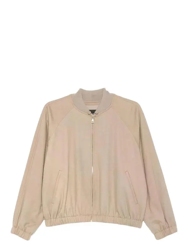 Fabiana Filippi Zip Bomber Jacket - Neutrals