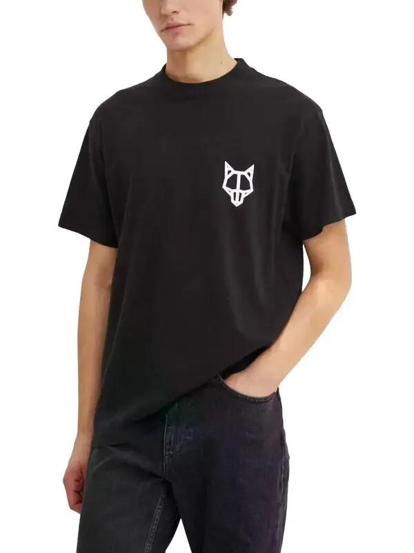 NAKED WOLFE Logo-print T-shirt - Black