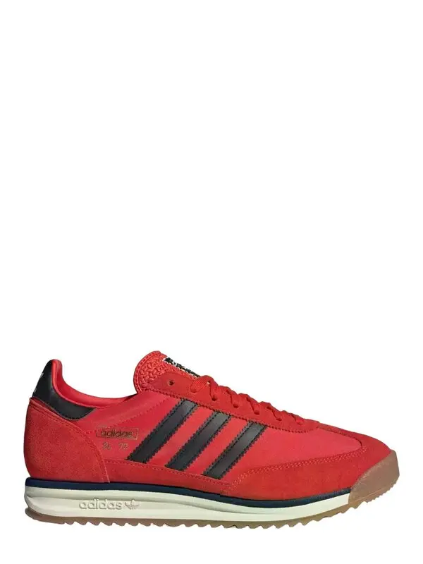 Adidas Sl 72 Rs Striped Low-top Sneakers - Red