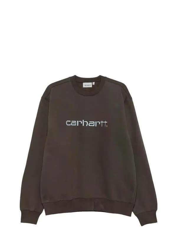 Carhartt Work In Progress Logo-embroidered Sweatshirt - Brown