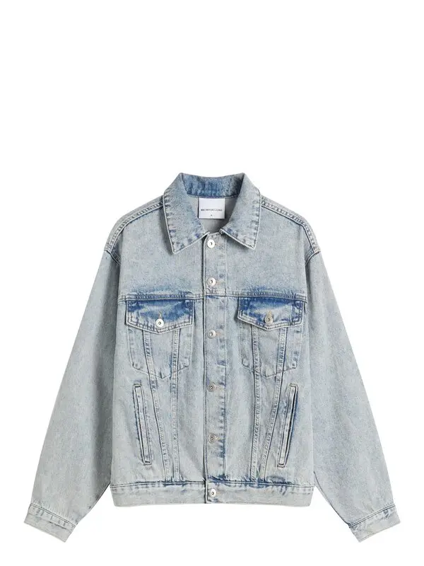 MKI MIYUKI ZOKU Denim Trucker Jacket - Bleach Wash