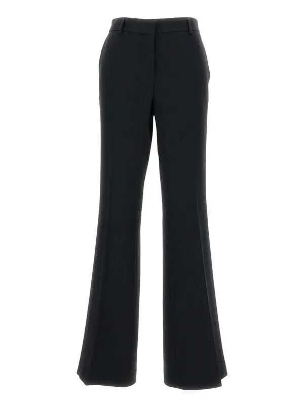 Alberto Biani Flare Cady Trousers - Black