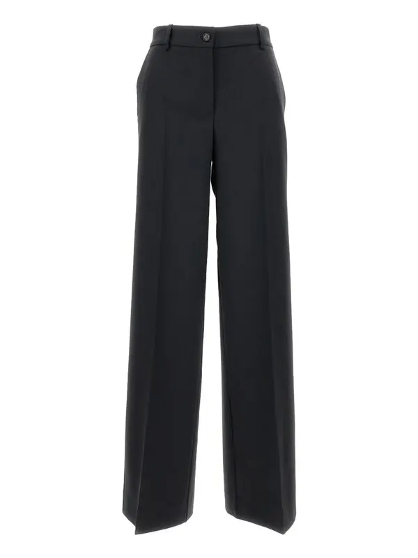 PAROSH Sallia Bi-stretch Trousers - Black