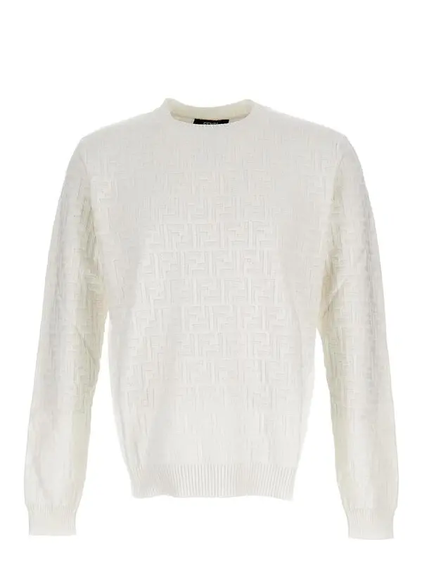 Fendi Crewneck Pullover - White