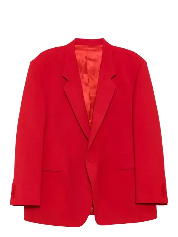 ARMARIUM Double-breasted Hubby Jacket - Red