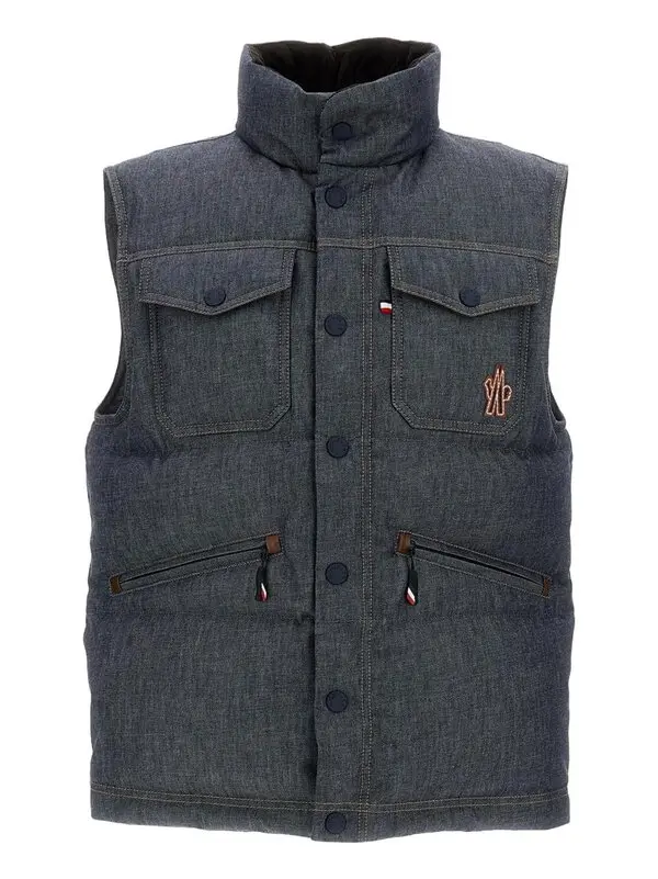 Moncler Krachan Padded Vest - Blue