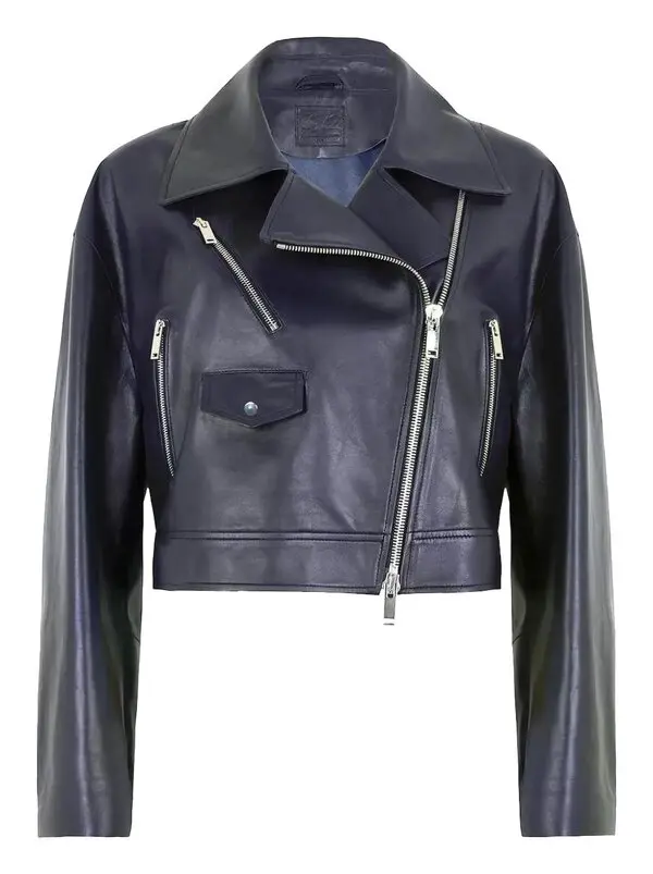 DESA 1972 Leather Jacket - Blue