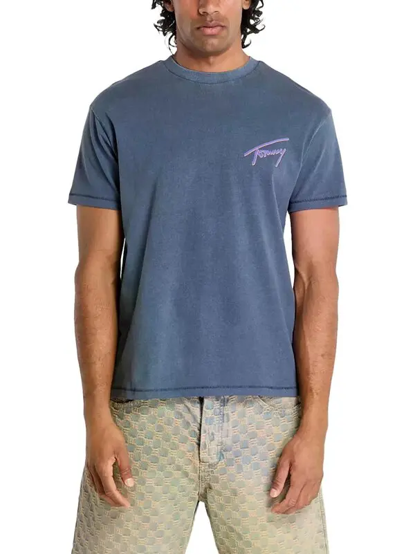 Tommy Hilfiger Faded Graphic T-shirt - Blue