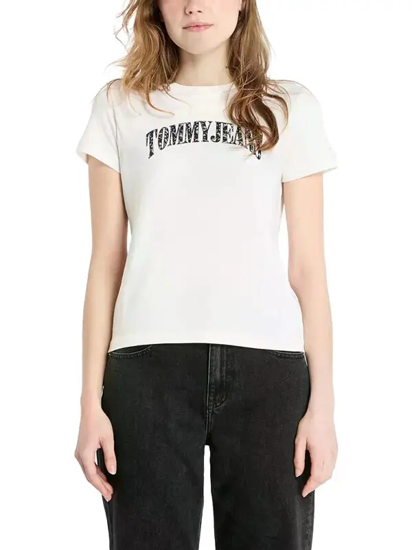 Tommy Hilfiger Logo-detail T-shirt - White