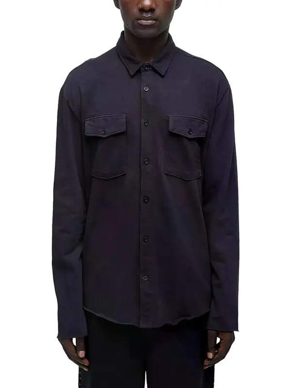 OSKLEN Army Pockets Long-sleeved Shirt - Blue