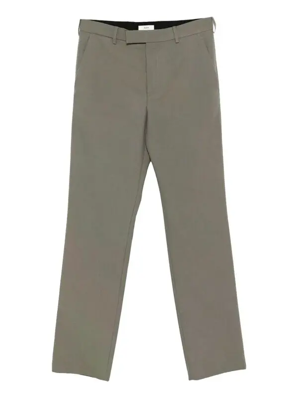 RIER Concealed-fastening Wool Trousers - Green