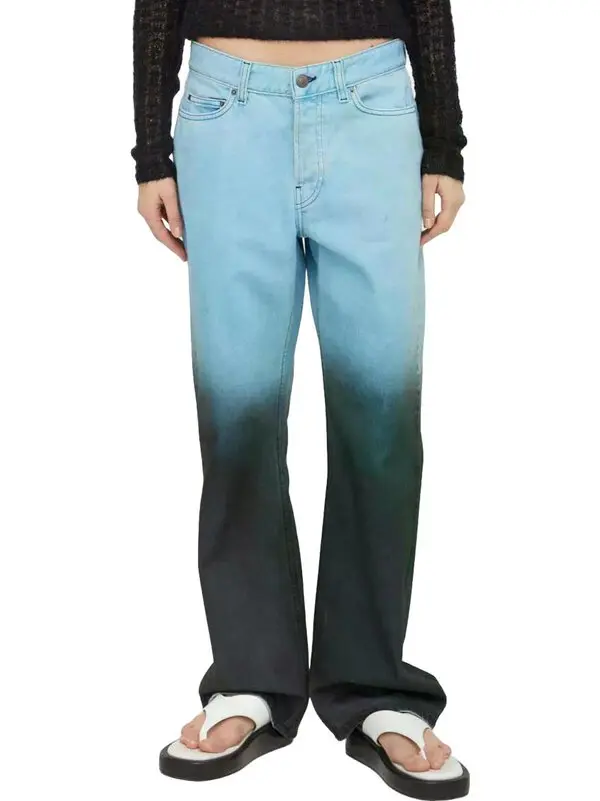 WON HUNDRED Ombre-design Trousers - Blue