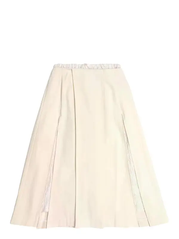 MULLER OF YOSHIOKUBO Layered Midi Skirt - Neutrals