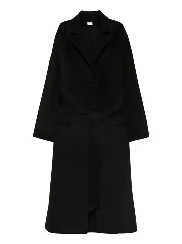 Aspesi Belted Coat - Black