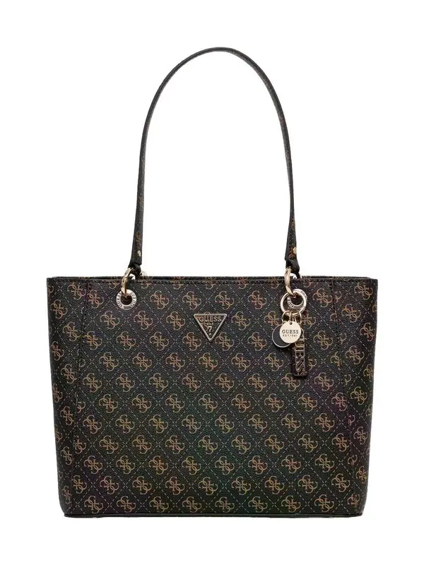 Guess Monogram Tote Bag - Black