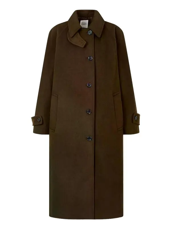 STUDIO TOMBOY Single-breasted Wool Coat - Brown