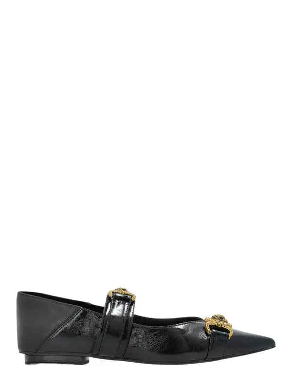 Kurt Geiger Mansion Leather Ballet Flats - Black