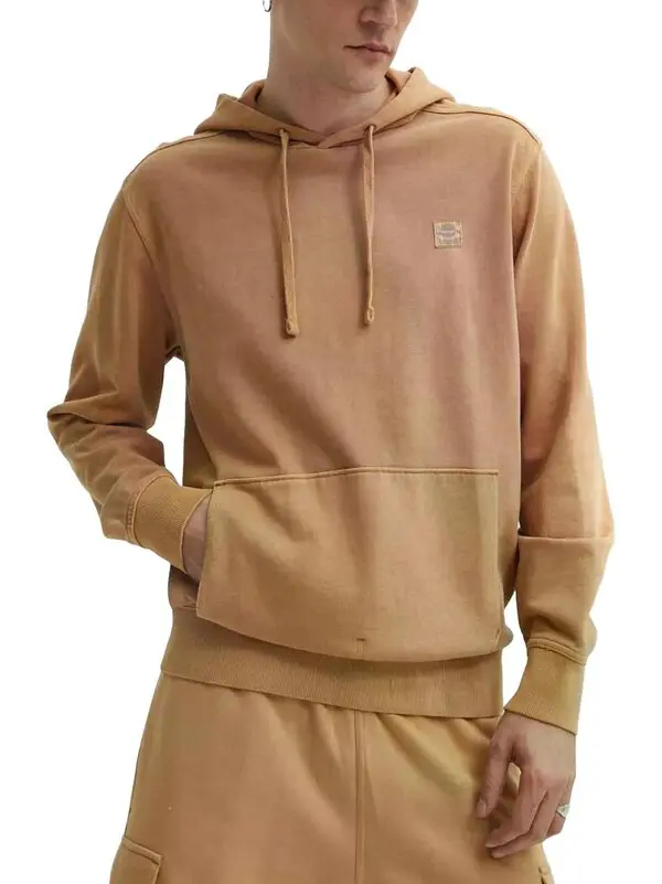 Timberland Drawstring Patch Hoodie - Brown