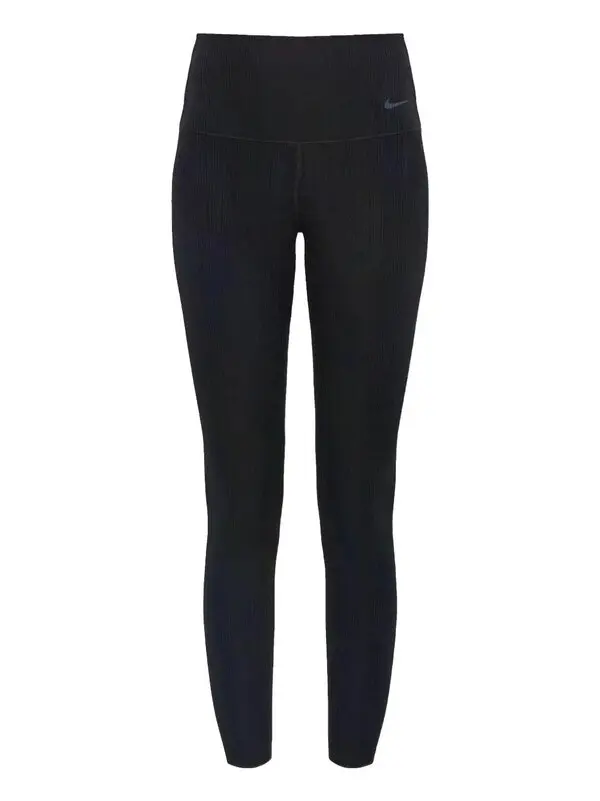 Nike Ribbed Logo Performance Leggings - Black