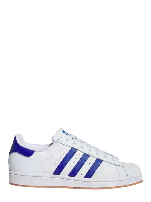 Adidas Superstar Striped Sneakers - White