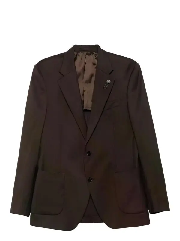 LARDINI Button-fastening Blazer - Brown